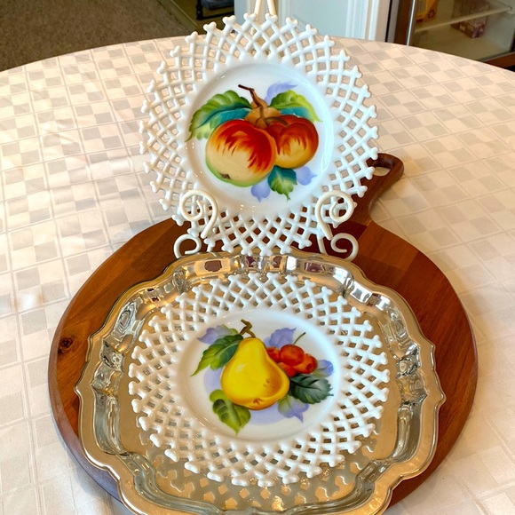 Lefton | Accents | Vintage Hand Painted Lefton China Plates High ...